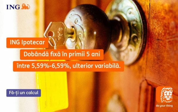 credit ipotecar ING cu dobanda fixa de la 5,59% | Conso
